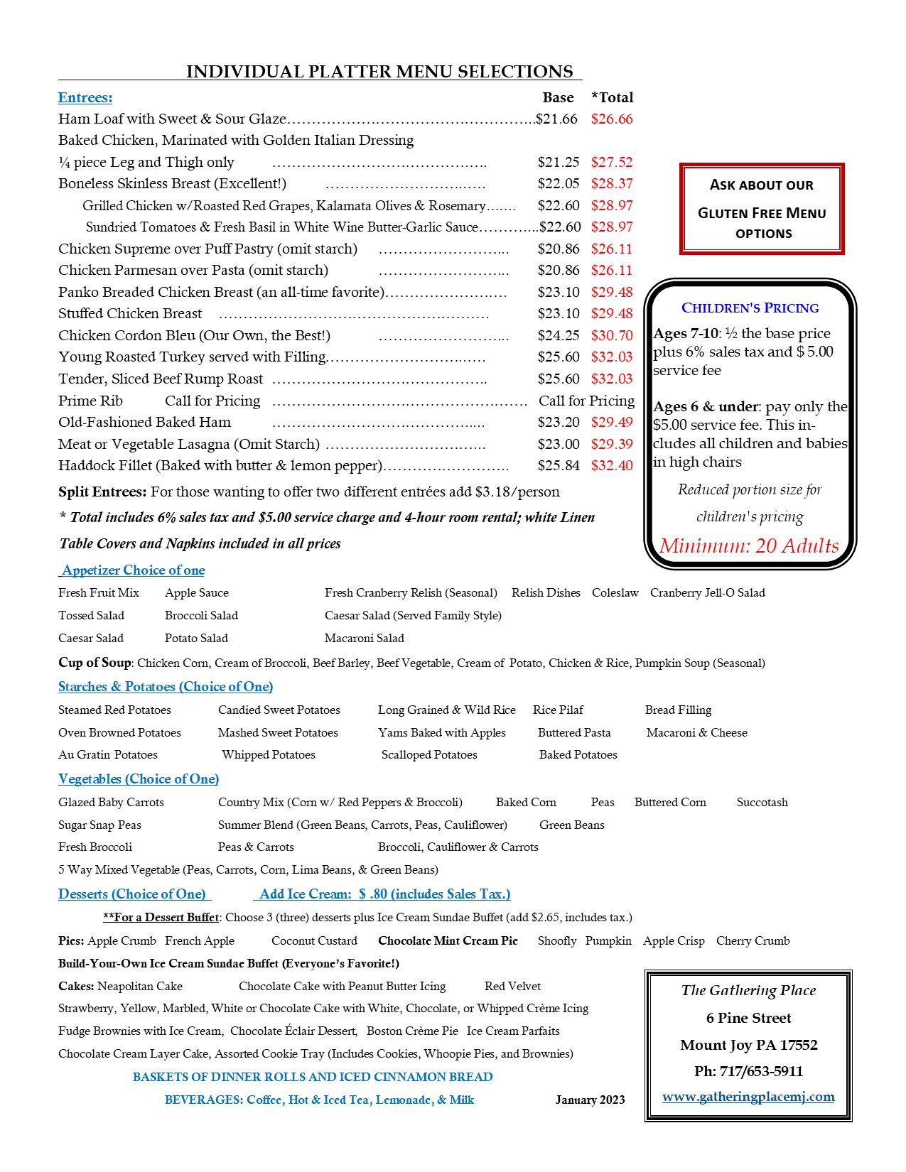 Platters - The Gathering Place